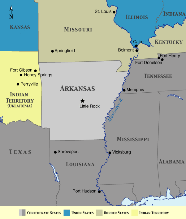 Arkansas Civil War Battles Map at Felix Lesperance blog
